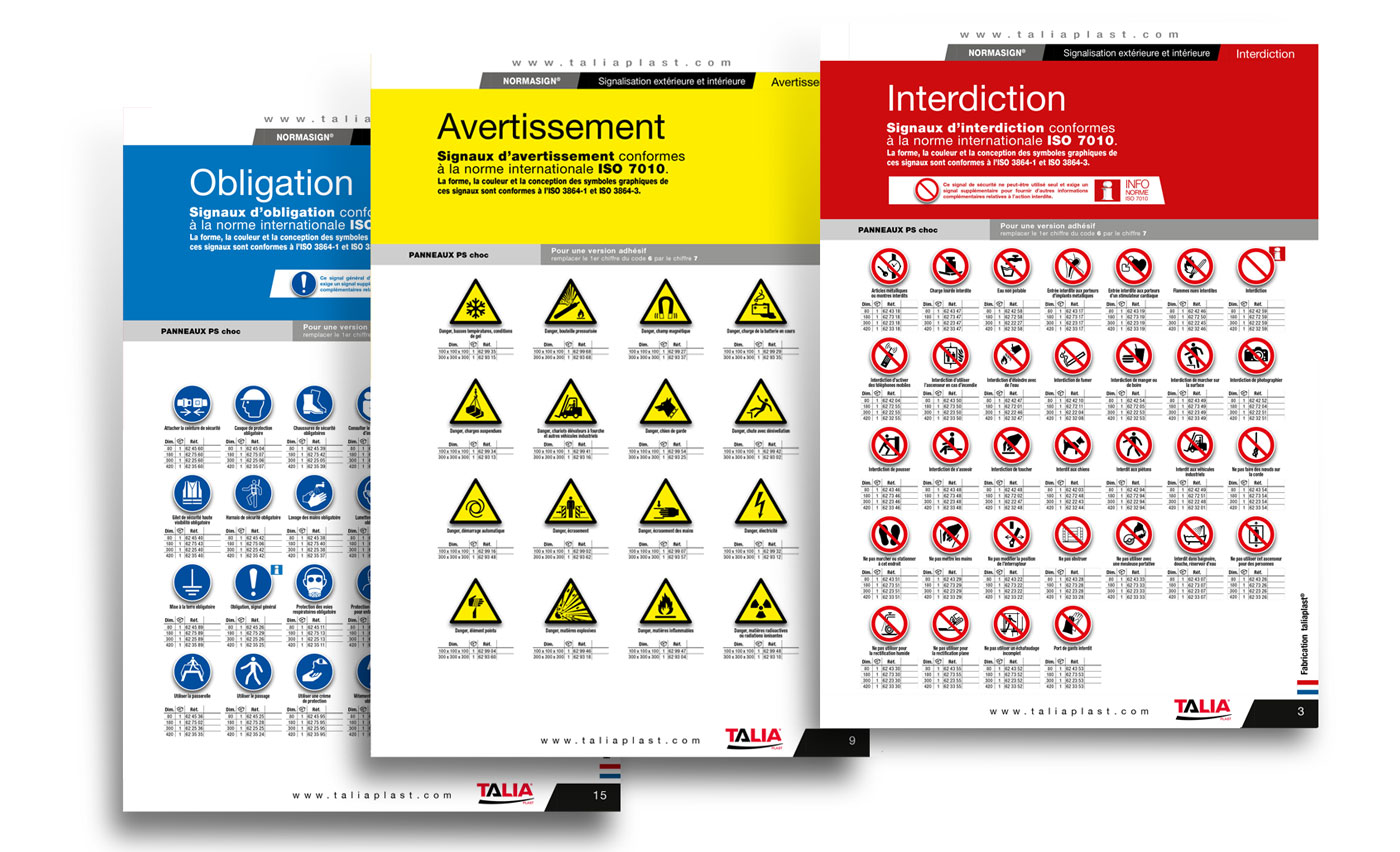 Catalogue Signalétique NORMASIGN® - Taliaplast